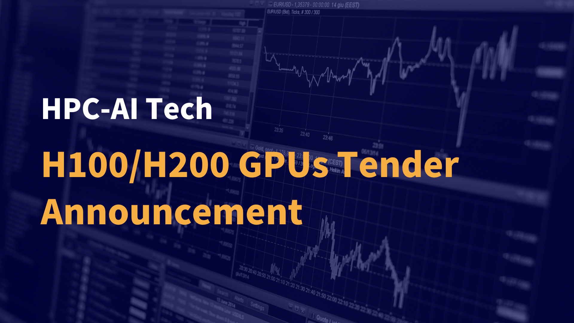 H100/H200 GPUs Tender Announcement